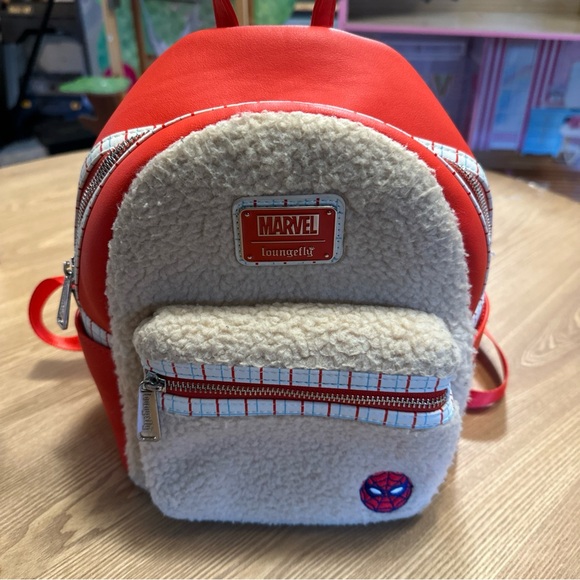 Loungefly | Accessories | Loungefly Kids Backpack Red And Cream Shepa ...